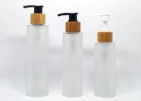 China 30ml To 120ml Empty Face Cream Pump Bottle frosted glass pump bottle antiwear for sale
