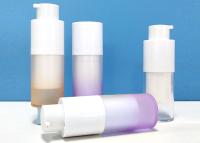 China Rotate Twisted Up Square Round Cosmetic Airless Bottle Refillable 15ml 30ml 50ml for sale