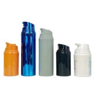 China 30ml 100ml AS Rose Gold Airless Lotion Pump Bottles For Essential Oi for sale