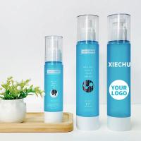 China 30ml 100ml AS Rose Gold Airless Lotion Pump Bottles For Essential Oi for sale