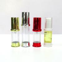 China 5ml 10ml 15ml Cream Cosmetic Airless Bottle With ABS Pump Wear Resisting for sale