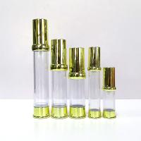 China 5ml 10ml 15ml Cream Cosmetic Airless Bottle With ABS Pump Wear Resisting for sale