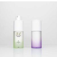 China 3D Printing 50ml Airless Serum Pump Bottles White 30ml Plastic Cosmetics Bottles for sale