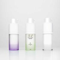 China 3D Printing 50ml Airless Serum Pump Bottles White 30ml Plastic Cosmetics Bottles for sale