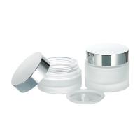 China 80ml Cosmetic Packaging Containers Face Cream Glass Bottle Set With Dropper Spray Lid for sale