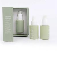 China Frosted Skincare Serum Toner Lotion Pump Bottle 100ml Pump Bottle  hot stamping for sale