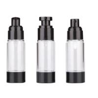 China ABS Plastic Round Cylinder Cosmetic Airless Bottle 15ml 50ml 80ml 100ml 120ml for sale