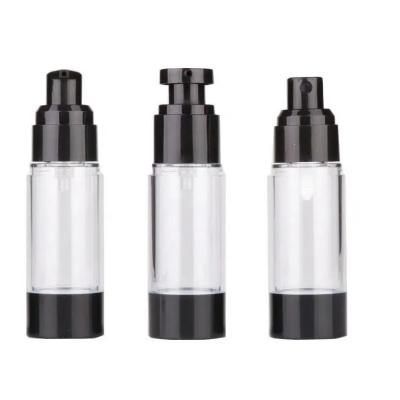 China ABS Plastic Round Cylinder Cosmetic Airless Bottle 15ml 50ml 80ml 100ml 120ml for sale