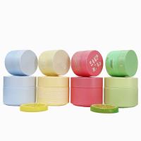 China Multiple  Color Glass Cosmetic Container Body Butter Glass Jars 30ml 50ml 100ml for sale