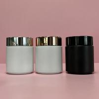 China Color painting 200g Glass Jars Frosted Transparent Glass Container Non Leakage for sale