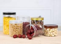 China SGS 30ml-1000ml Cosmetic Food Packaging Jar Amber Black Pet Cream Jar With Lids for sale