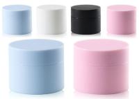 China Silk Print PP Plastic Double Wall Plastic Jar With Screw Lids 3ml-80ml for sale