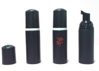 China 50ml 60ml  Lash Cleanser Black Travel Size Foam Pump Bottle Anti Leakage for sale