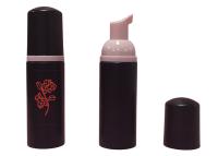 China 50ml 60ml  Lash Cleanser Black Travel Size Foam Pump Bottle Anti Leakage for sale