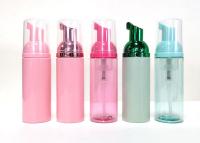 China Custom Pink Frosted 60ml Empty Lash Cleanser Bottles mousse pump bottle for sale
