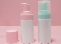 China 150ml Pink Round Face Mousse Shampoo Packaging Bottle thicken bottom for sale