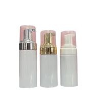 China Customized Plastic Foam Pump Bottle 30ml 50ml 60ml 100ml 150ml 200ml White PET Facial Cleanser Mousse Foam Pump Bo for sale