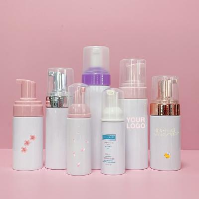 China ODM Lashes Cleanser Shampoo Pump Bottle 50ml 60ml Foam Soap Dispenser Bottle for sale