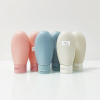China Pink Grey Blue 60ml Plastic Cosmetic Tube For Hand Cream Smooth Body for sale