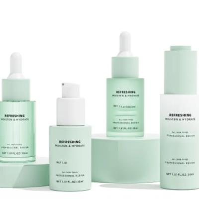 China 30ml 50ml 60ml Glass Face Serum Bottles Hair Essential Oil Dropper bottle for sale