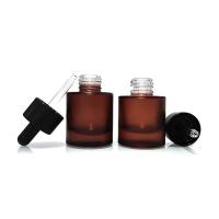 China Custom Logo Empty Cosmetic Bottles 30ml Frosted Serum Bottle for sale