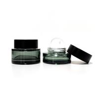 China Flat Shoulder Glass Serum Bottle Cosmetic Packaging Bottles Leakproof for sale