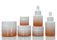 China 30Ml Face Cream Bottle 1oz Empty Black Frosted Glass Dropper Bottle for sale