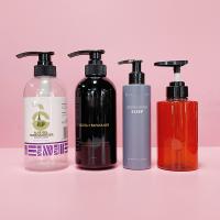 China Custom Color Logo Soft Touch Shampoo Lotion Pump Bottle Recyclable Plastic Cosmetic Bottle for sale