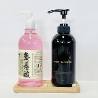 China Custom Color Logo Soft Touch Shampoo Lotion Pump Bottle Recyclable Plastic Cosmetic Bottle for sale