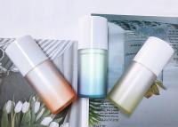 China 30 Ml AS Facial Lotion Empty White Plastic Airless Bottles For Skin Care for sale