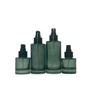 China 40ml 50ml 100ml 150ml Cosmetic Glass Lotion Bottles Customized Color for sale