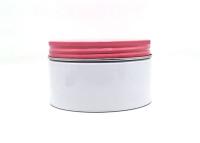 China White Cosmetic Container 100ml 200ml Plastic Cream Jar Empty Round for sale