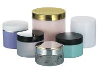 China White Cosmetic Container 100ml 200ml Plastic Cream Jar Empty Round for sale