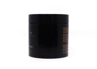 China Inventory Empty Hair Pomade Plastic Cosmetic Jar Container 100ml 250ml Black Pet for sale