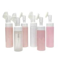 China 120ml OEM Foaming Cleanser Bottle With Silicon Brush for sale