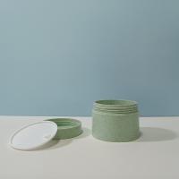 China 30g 250g Plastic Cosmetic Jar Biodegradable Wheat Straw For Cream for sale
