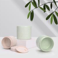 China 30g 250g Plastic Cosmetic Jar Biodegradable Wheat Straw For Cream for sale