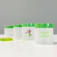 China Custom Bowl Shaped 250g Container Jar Plastic With Screw Top Lids for sale