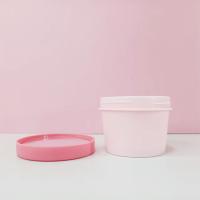 China Round Shape Blue Green 3g Plastic Cosmetic Jar With Inner Lid for sale