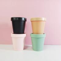 China Round Shape Blue Green 3g Plastic Cosmetic Jar With Inner Lid for sale