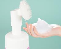 China 100ml 150ml 200ml Foaming Hand Soap Bottles Bulk Custom With Silicone Brush Head for sale
