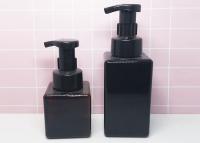 China 250 Ml Foam Pump Bottle Empty Square Soap Dispenser Plastic Pink for sale