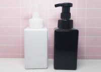 China 250 Ml Foam Pump Bottle Empty Square Soap Dispenser Plastic Pink for sale