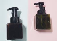 China 250 Ml Foam Pump Bottle Empty Square Soap Dispenser Plastic Pink for sale