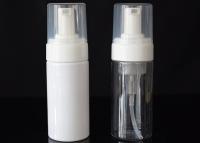 China 150ml Foam Pump Bottle Round Plastic Pet Face Wash Liquid Shampoo White for sale