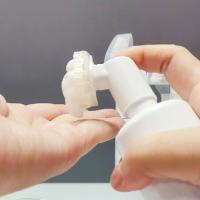 China Luxury Pink White PET Foaming Hand Pump 100ml 150ml 200ml Non Hazardous for sale