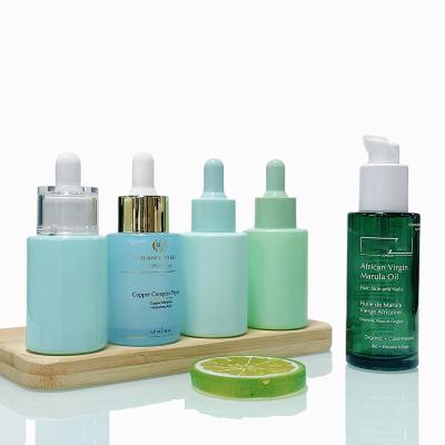 China Oem Cosmetic 50ml Empty Skin Care Bottles With Dropper Cap For Prevent Leaking for sale