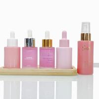China Oem Cosmetic 50ml Empty Skin Care Bottles With Dropper Cap For Prevent Leaking for sale