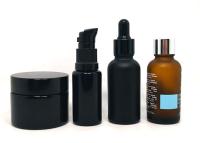 China Round Glass 5ml Empty Makeup Bottles Skin Care Packaging With Carton Box for sale