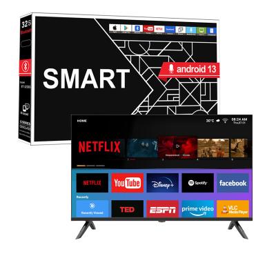 China 55 Inch Smart TV 4K HD FHD UHD Android 32 40 43 50 65'' LCD LED Frameless Television for sale